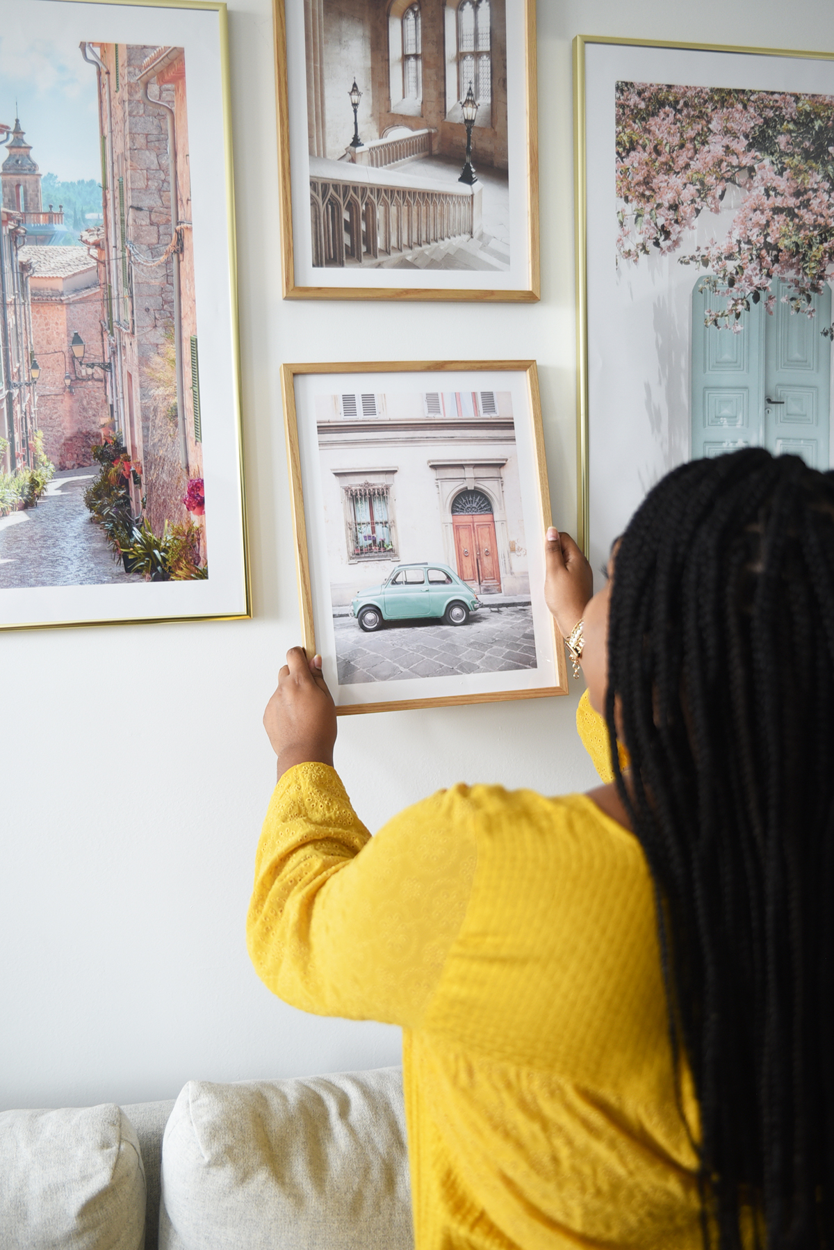 Our Gallery Wall Reveal with Poster Store! - Pretty Little Hustler Blog