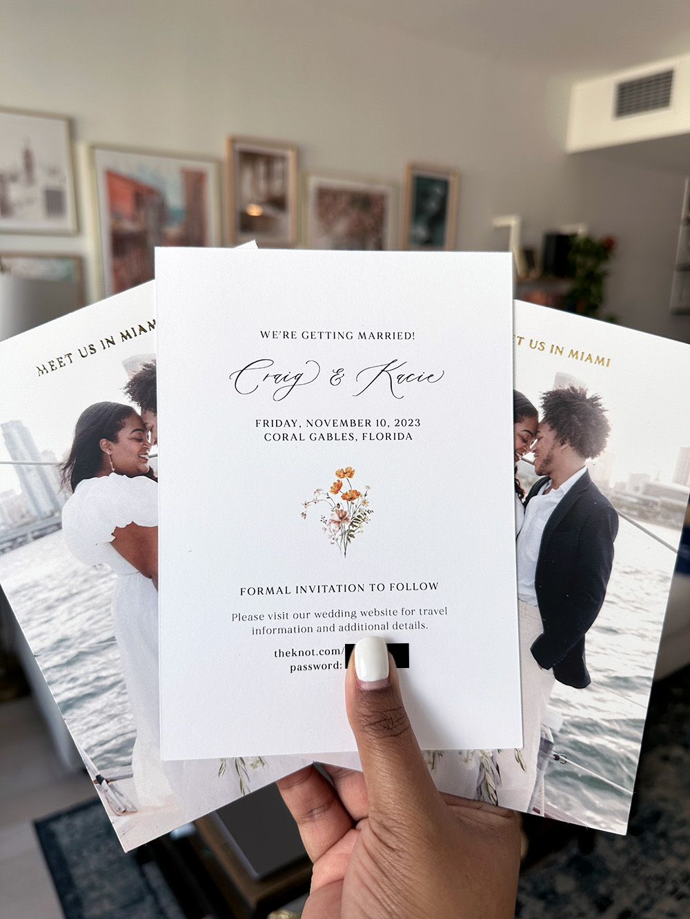 Wedding Wednesday #4 | Our Custom Save the Dates! - Pretty Little ...